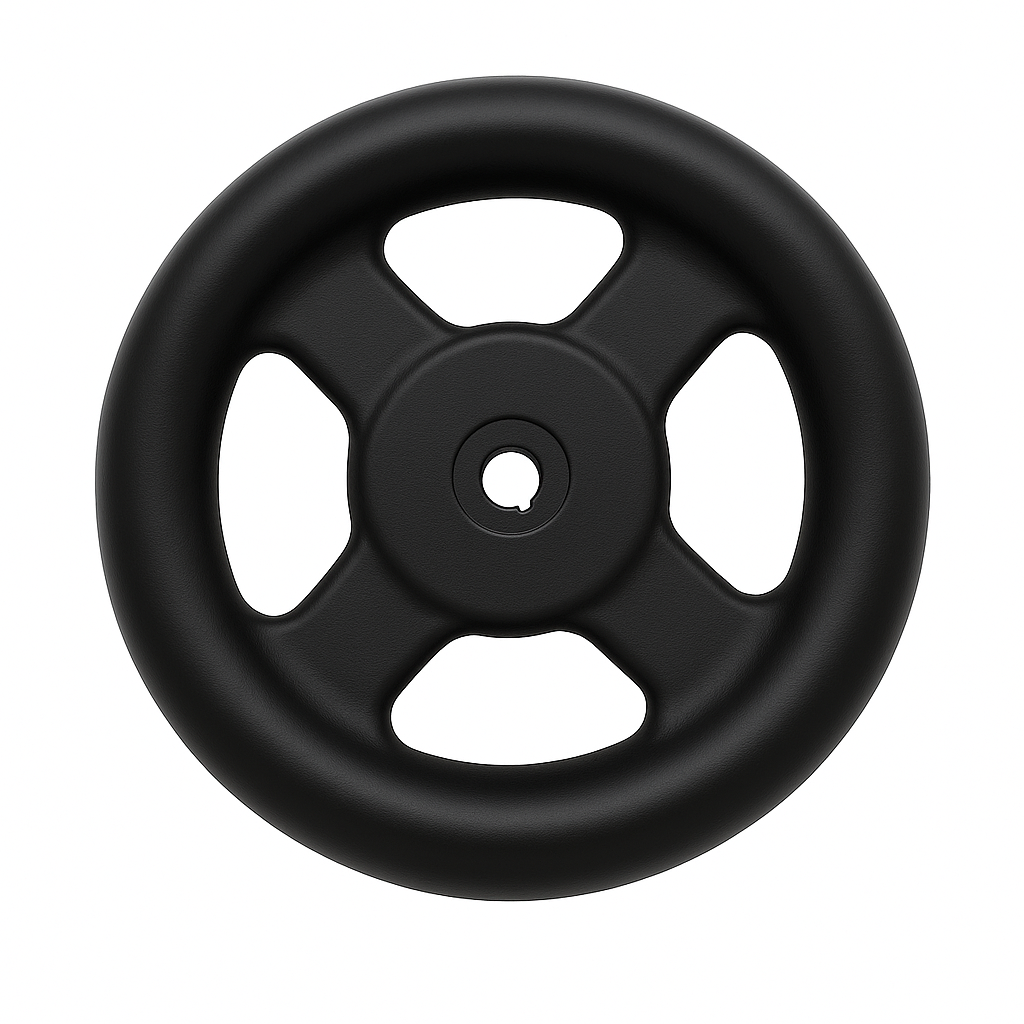 Black Steel Control Handwheel | Buy Online UK