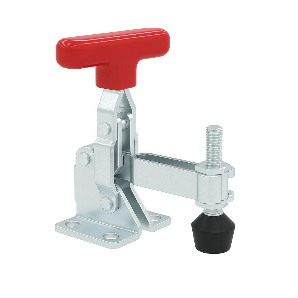 T-Handle Vertical Toggle Clamp – Adjustable Spindle | Secure Hold Clam