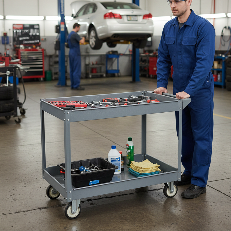 Heavy Duty Workshop Trolleys - Steel 250kg Capacity - | UK
